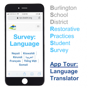 Student Survey Translator App