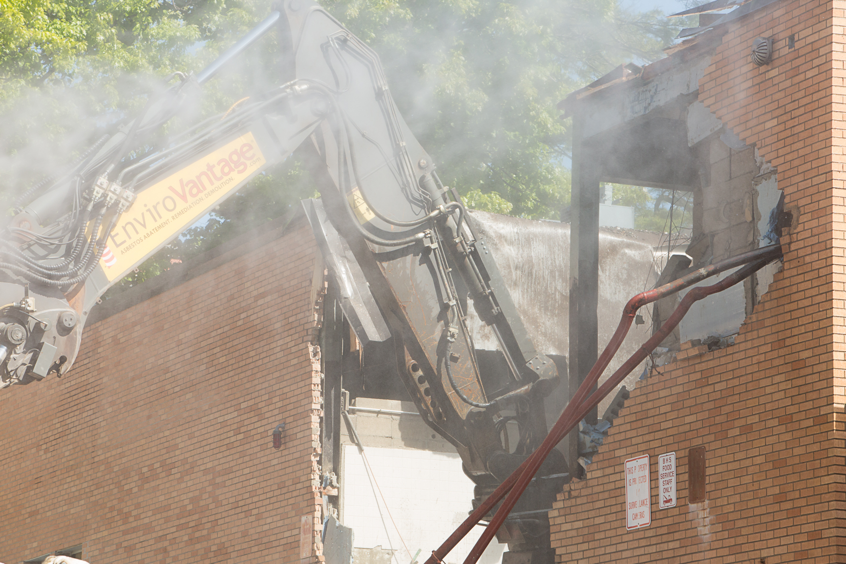Demolition Begins on Old BHS Campus