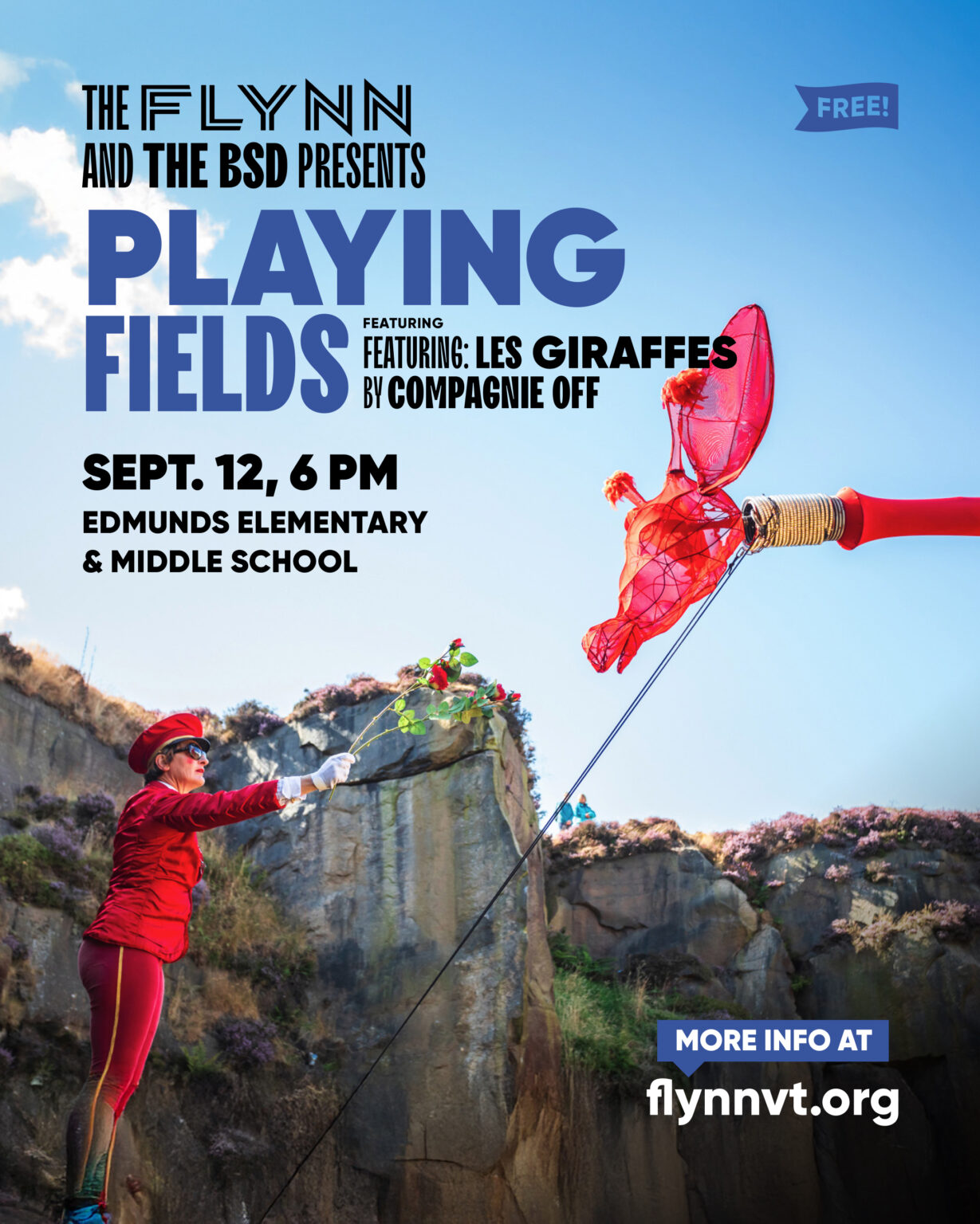 FREE Community Event “Playing Fields” Friday, Sept. 12